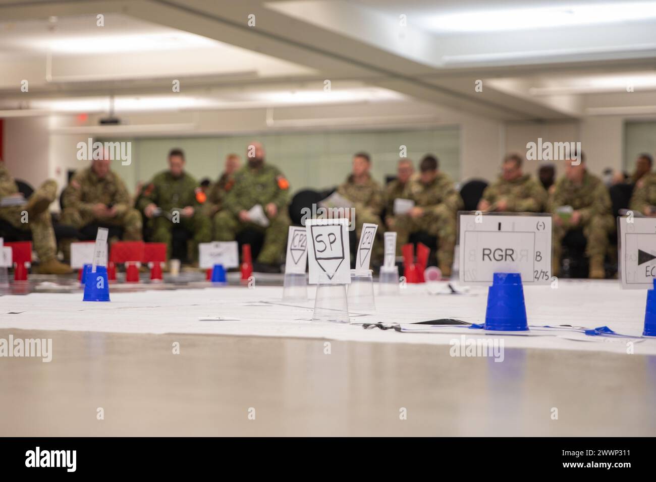 U.S. Army leaders, along with sister force and allied leaders hold a ...