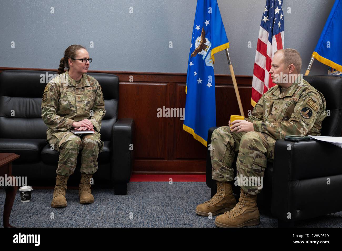 Maj gen huser big base bigger mission hi-res stock photography and ...