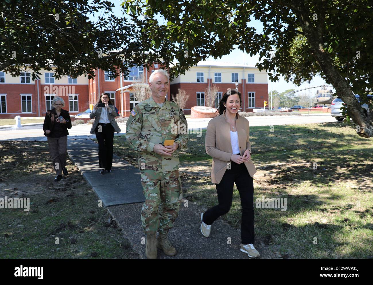 Senator Katie Britt of Alabama visits the home of Army Aviation, Fort ...