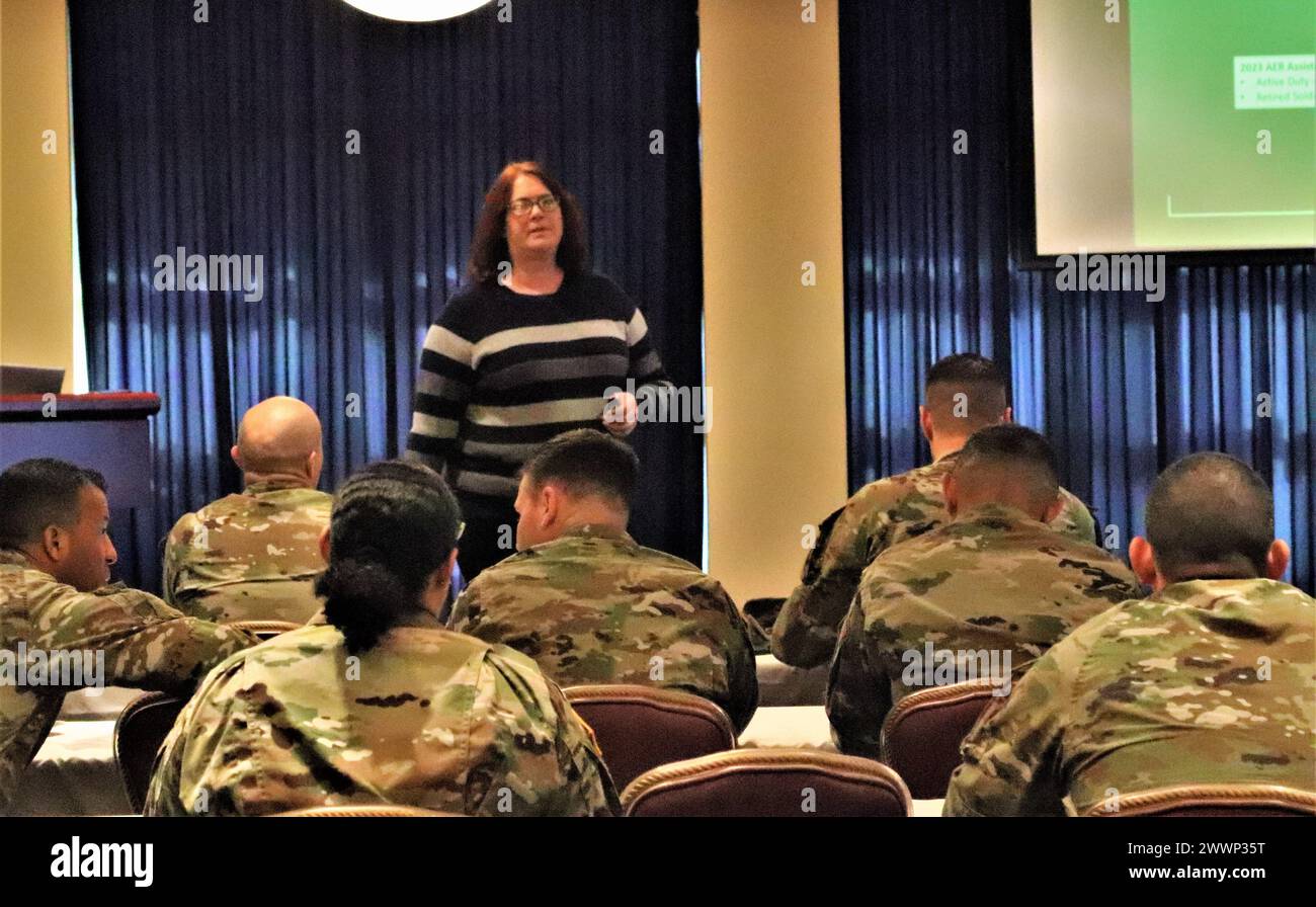 Janeen Folgers, Army Community Service financial readiness program ...