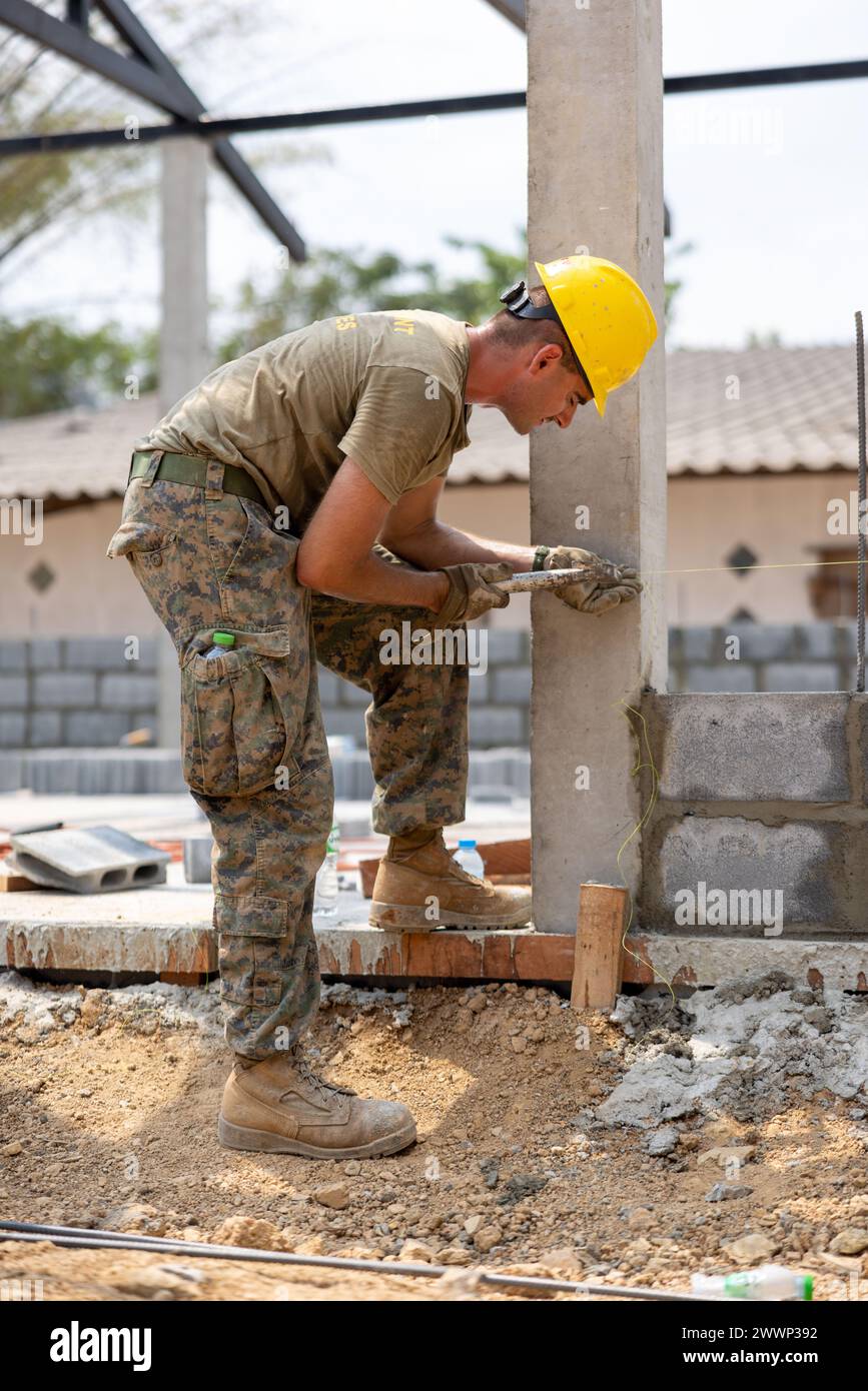 U.S. Marine Corps Sgt. Alexander MatiasRodriguez, a combat engineer ...