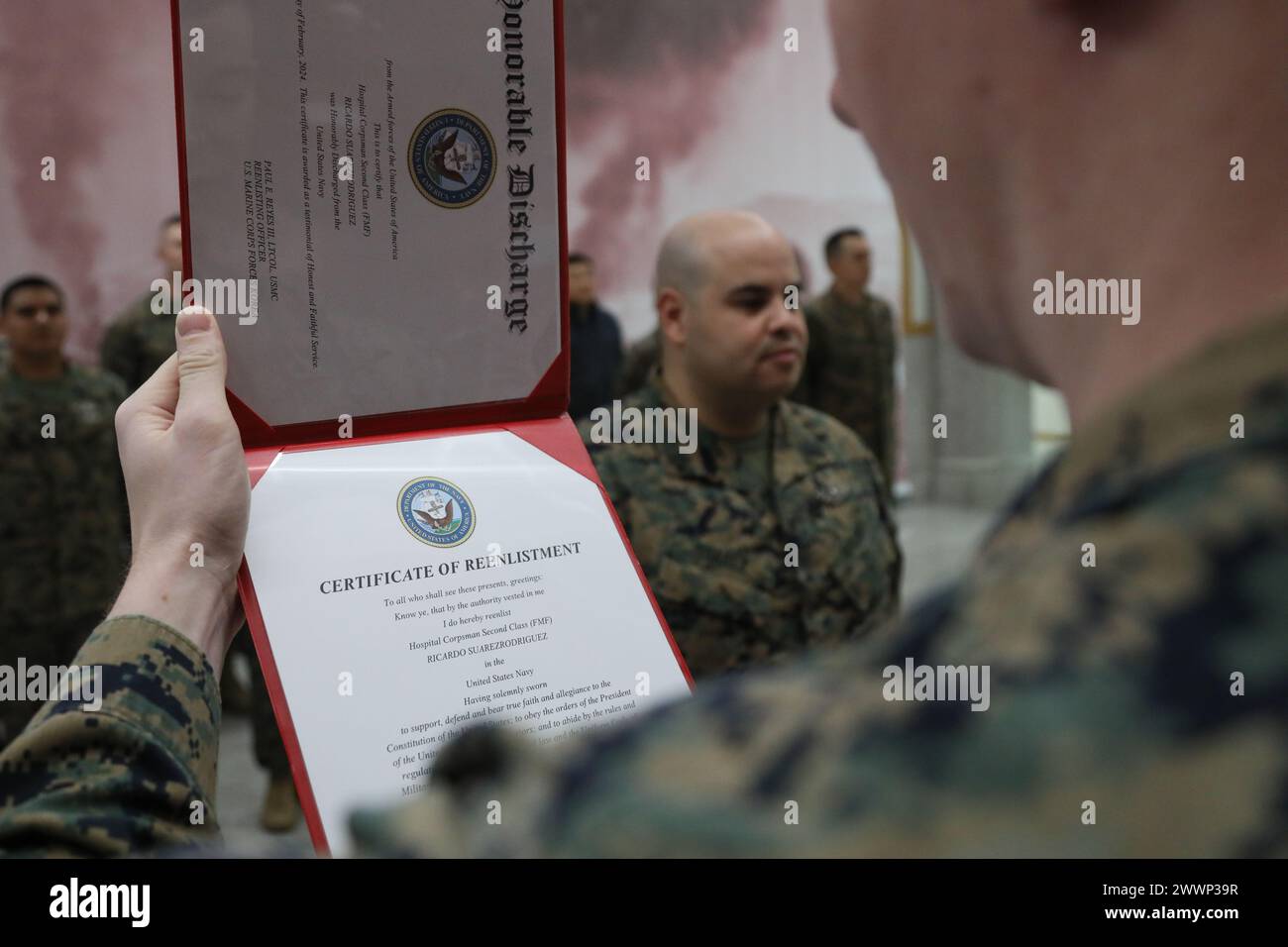 U.S. Navy Hospitalman 2nd Class Ricardo Suarez-Rodriguez, a Navy ...