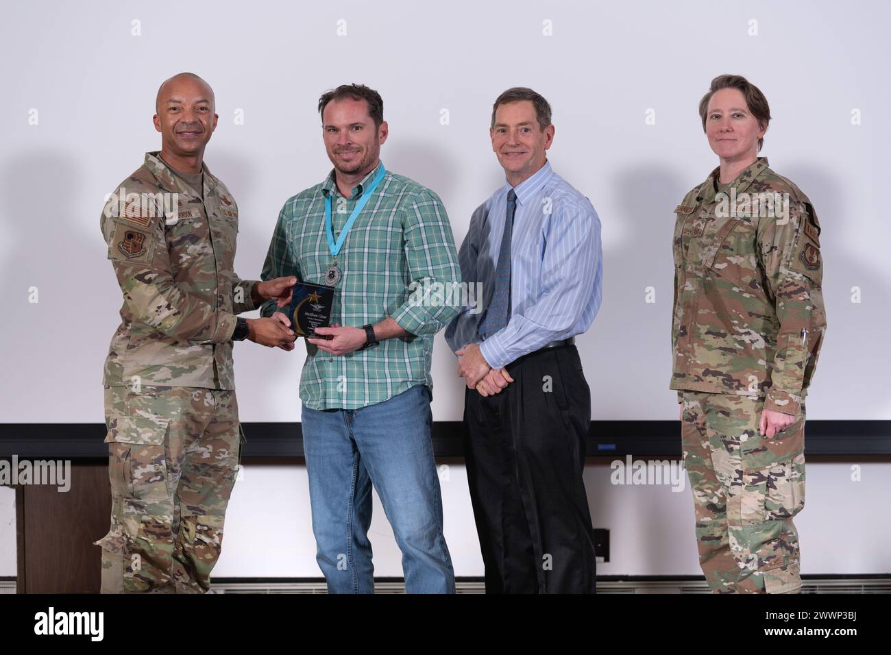 Matthew Clear with Arnold Air Force Base Services, second from left ...
