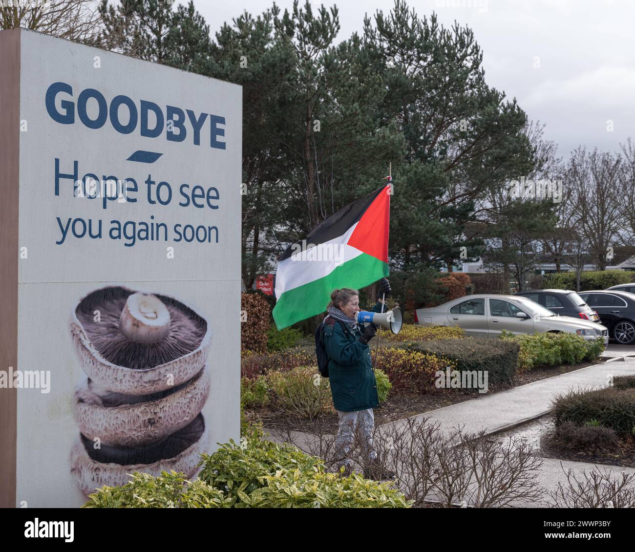 23 March 2024. Tesco,Forres,Moray,Scotland. This is the Scottish ...