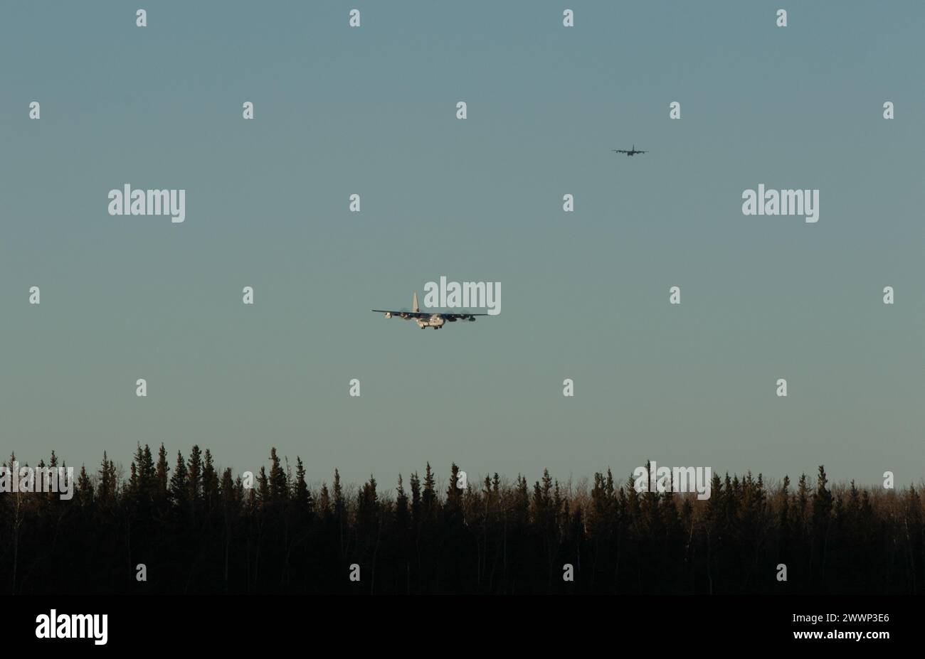 Two C-130J Hercules, carrying M142 High Mobility Artillery Rocket ...