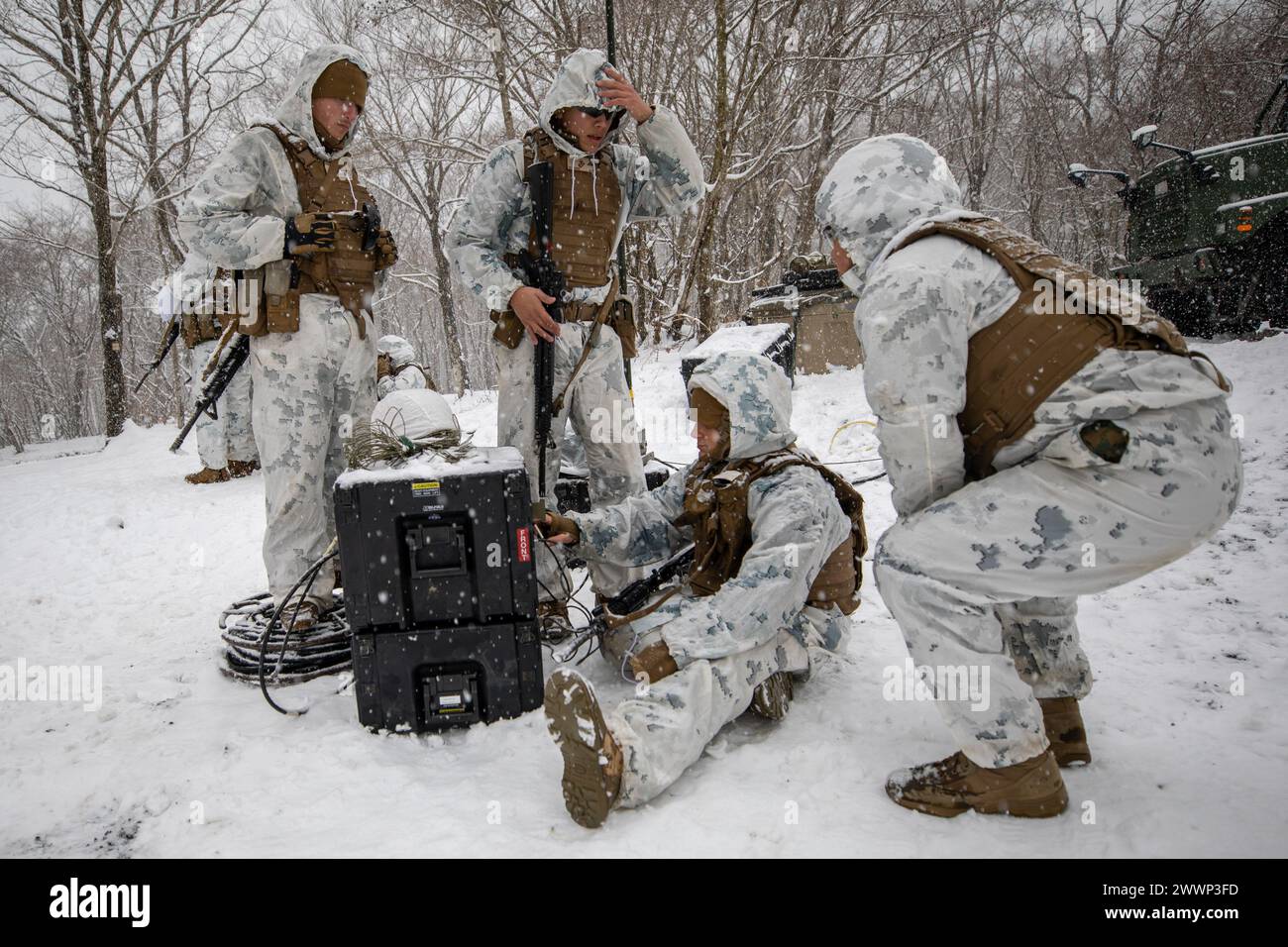 U.S. Marines with Combat Logistics Regiment 3, 3rd Marine Logistics ...