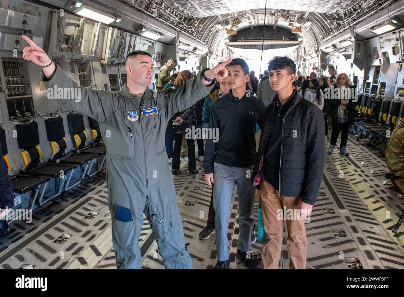U.S. Air Force Tech. Sgt. Zac Butler, a loadmaster with the 167th ...