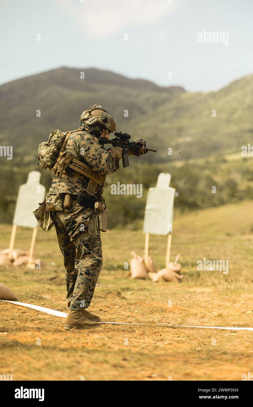 U.S. Marine Corps Staff Sgt. Sung Shin, a fires and effects integrator ...