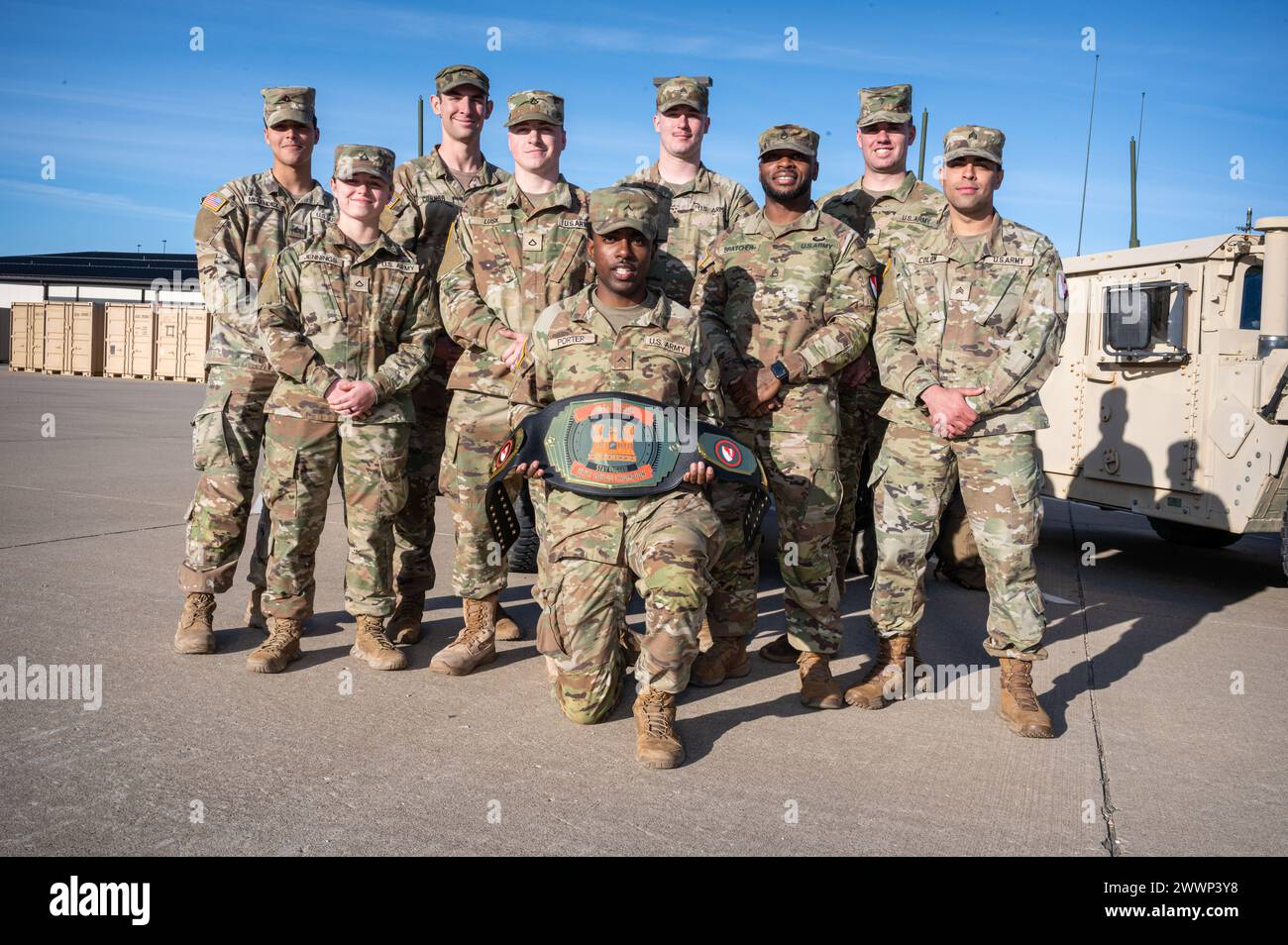 Winners of the 36th Engineer Brigade’s Best Squad Competition from the ...