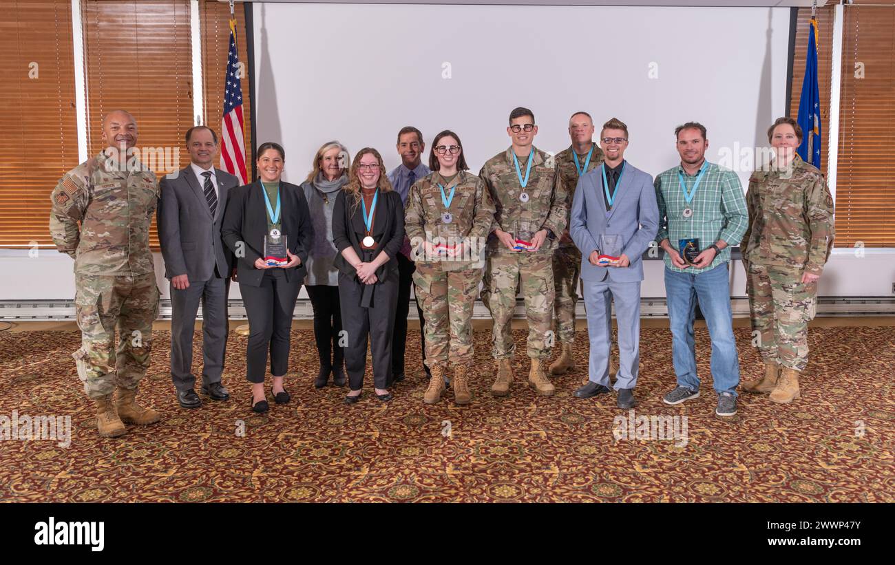Arnold Engineering Development Complex annual award winners pose for a ...