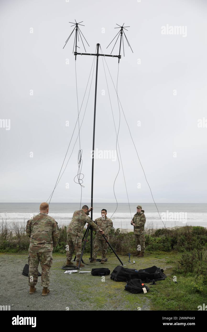 U.S. Airmen with the 726th Air Control Squadron, 366th Operations Group ...