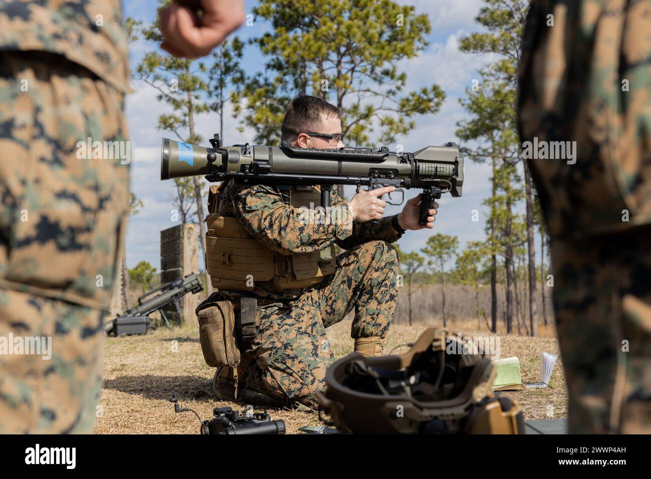 U.S. Marine Corps Capt. Sean Evans, an Illinois native, and an engineer ...