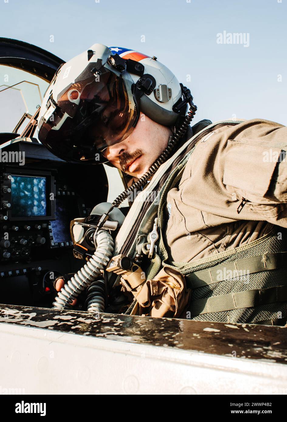 Lt. Robert Currie, attached to Electronic Attack Squadron (VAQ) 140 ...
