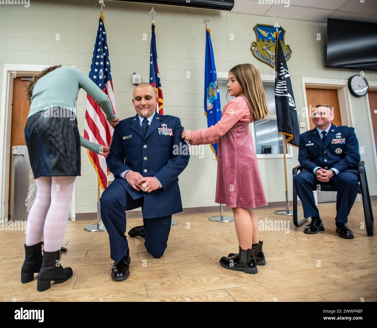 The 121st Air Refueling Wing holds a promotion ceremony for Chief ...
