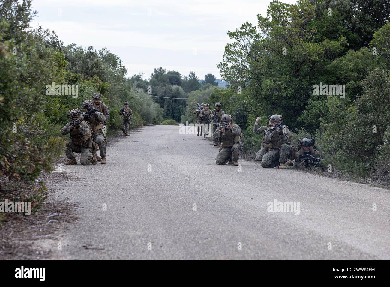 U.S. Marines with the 26th Marine Expeditionary Unit (Special ...