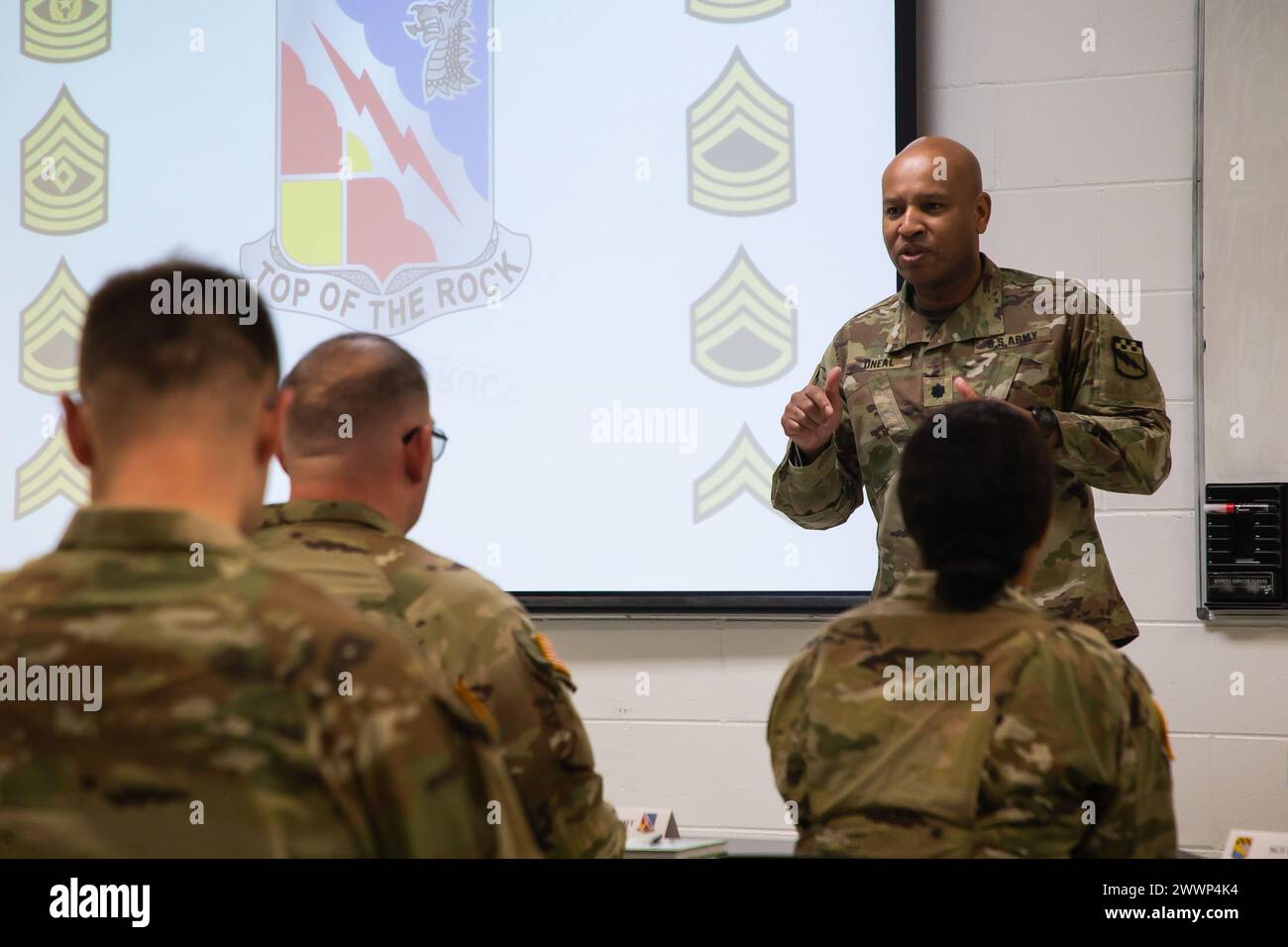 U.S. Army Lt. Col. Marcus O'Neal, the commander of the 103rd ...
