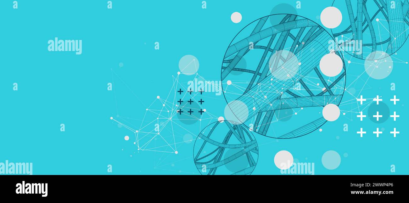 Vector abstract background with a wireframe dynamic pipes, line and ...