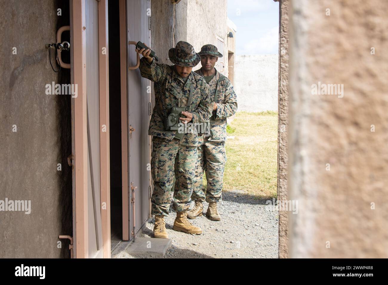 U.S. Marines with Marine Wing Support Squadron 174, Marine Aircraft ...