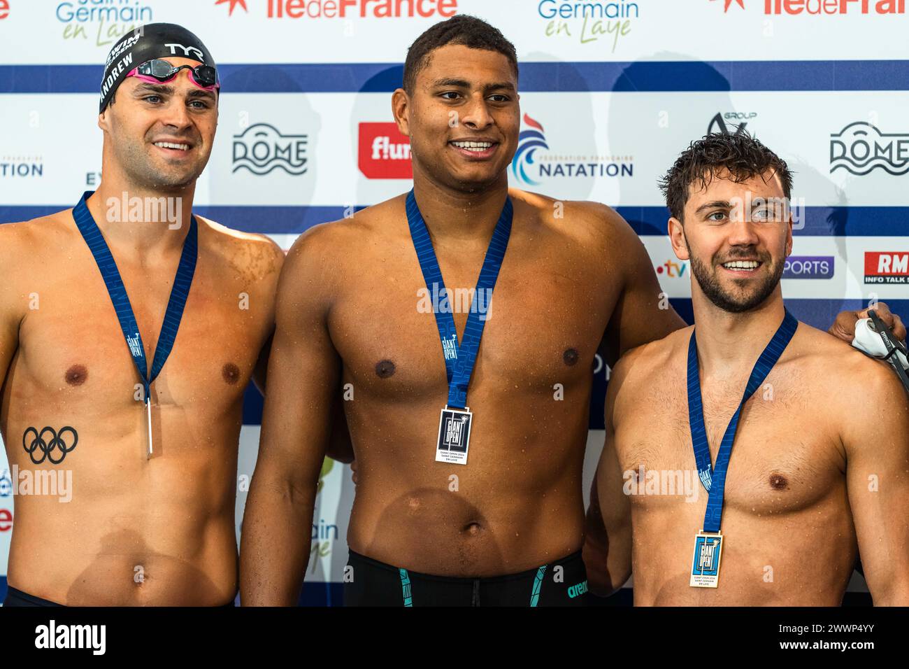 Michael ANDREW (USA) and Yohann NDOYE BROUARD (FRA) and Mewen TOMAC ...
