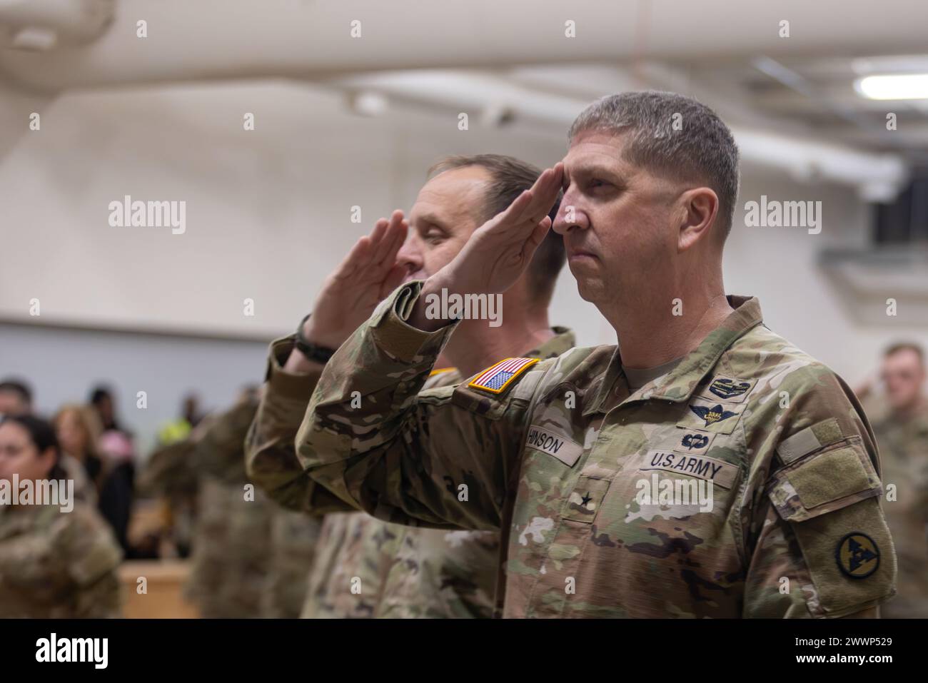U.S. Army Brig. Gen. John Hinson, 3rd Expeditionary Sustainment Command ...