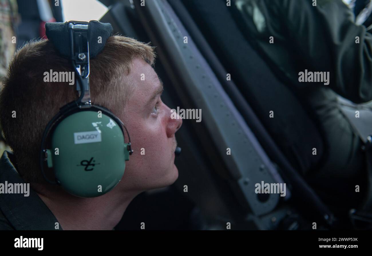 U.S. Air Force Airman 1st Class Blake Daggy, 71st Rescue Squadron ...