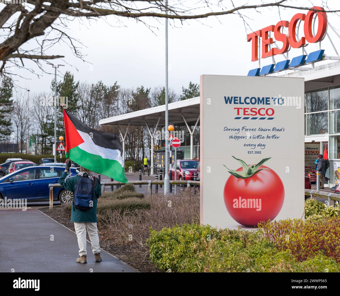 23 March 2024. Tesco,Forres,Moray,Scotland. This is the Scottish ...