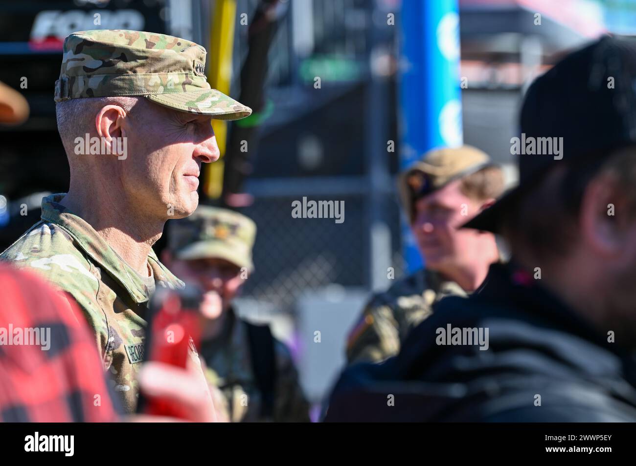 General Randy George, Chief of Staff of the Army, observes the opening ...