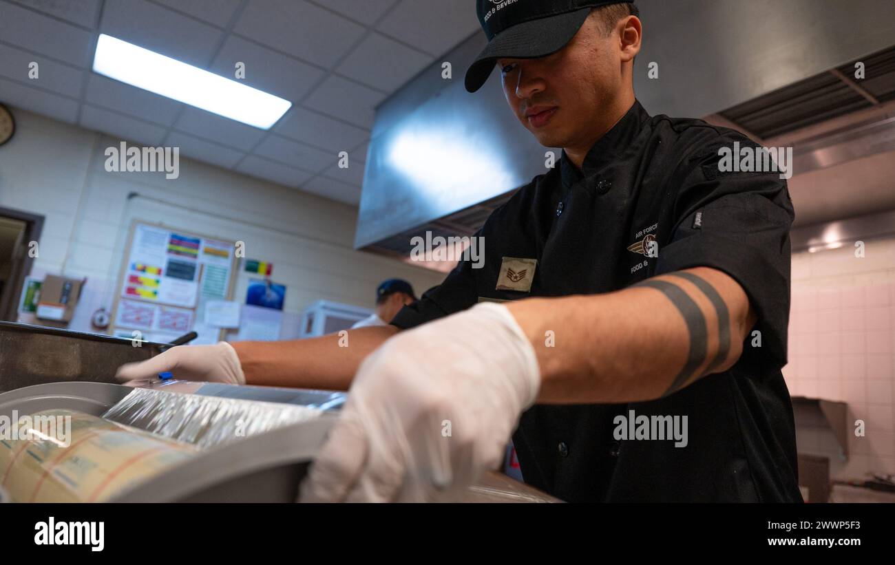 Staff Sgt. Huy Huynh, 8th Force Support Squadron food service ...
