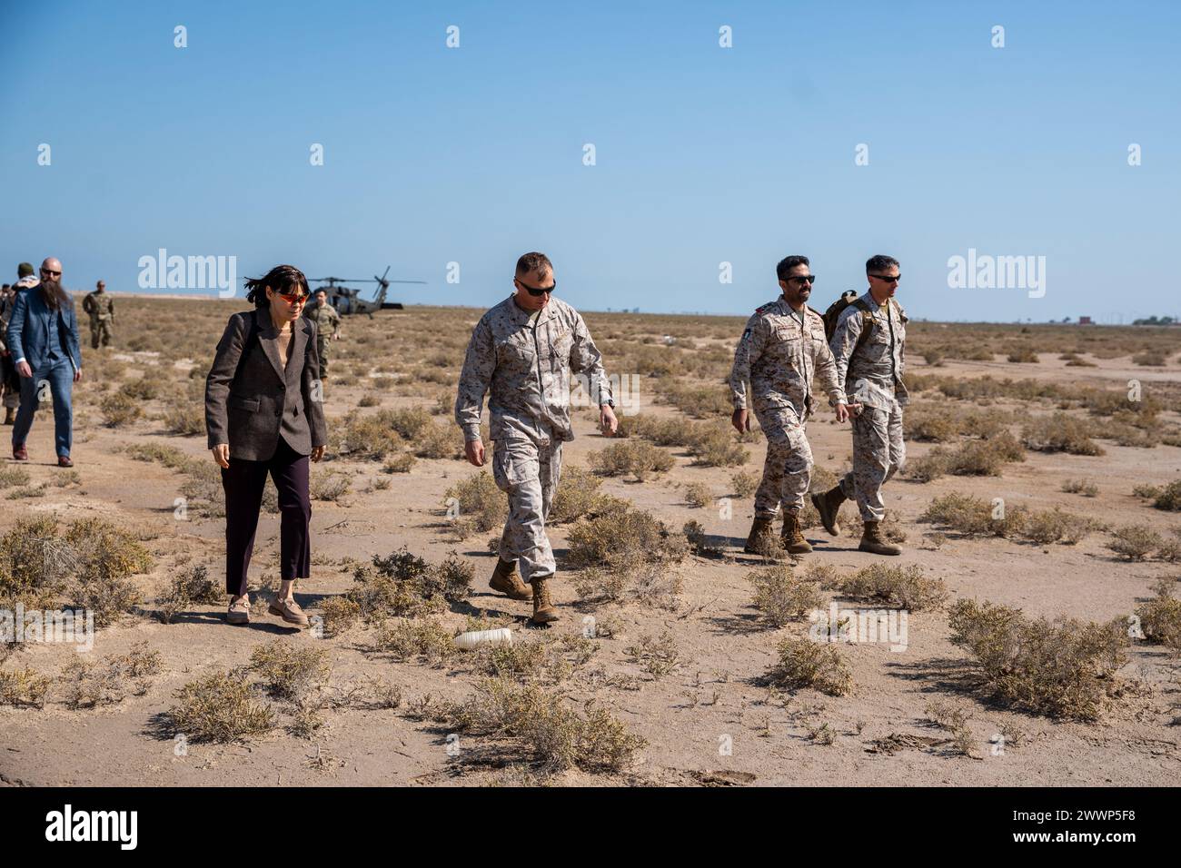 FAILAKA, Kuwait (Feb. 5, 2024) U.S. Ambassador to Kuwait Karen H ...