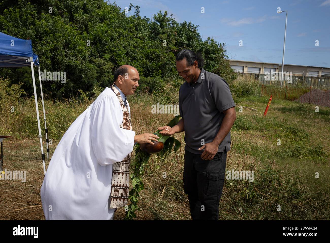 Marine Corps Base Hawaii held a Hawaiian ceremonial blessing and ...