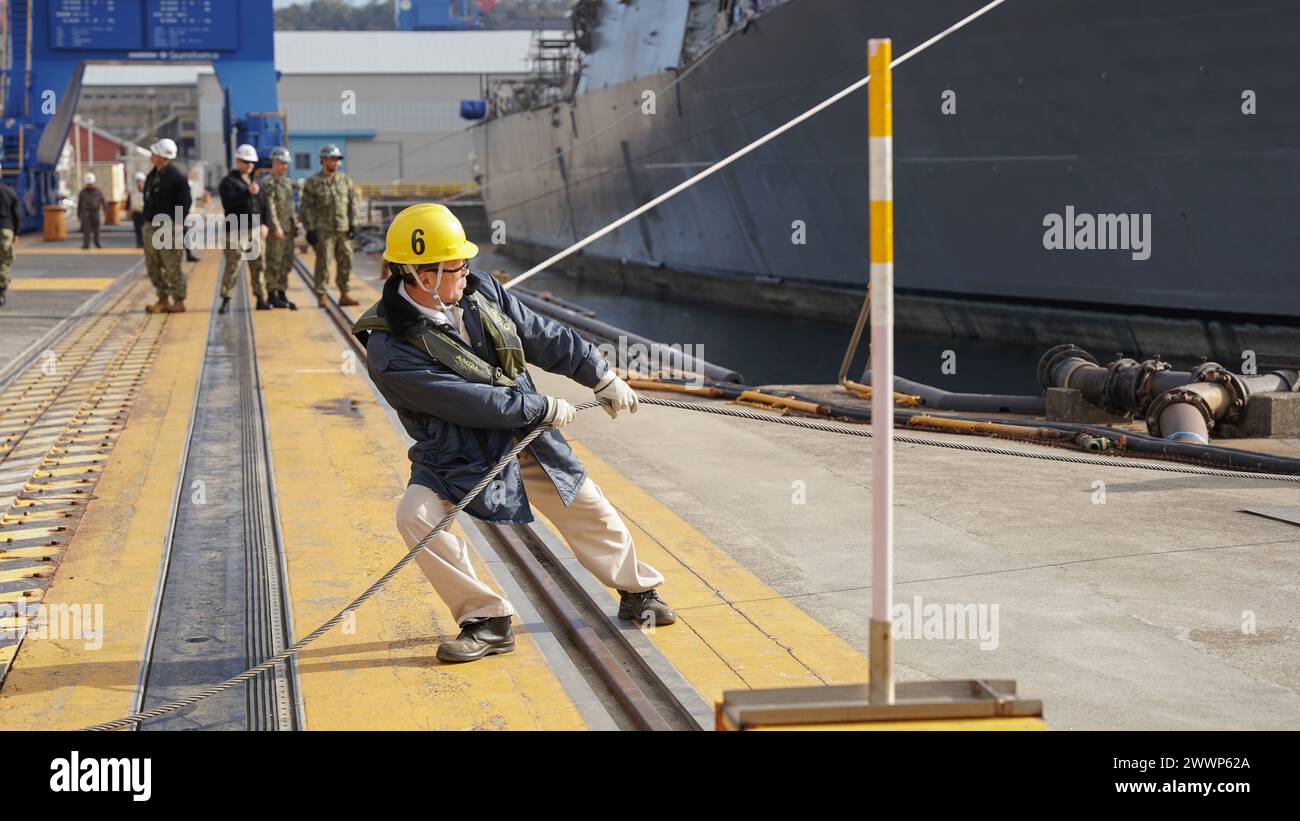 YOKOSUKA, Japan (Feb. 18, 2024) — U.S. Naval Ship Repair Facility and ...