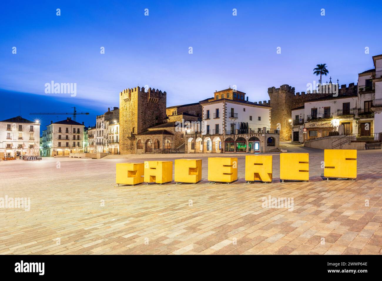 Caceres city old town hi-res stock photography and images - Alamy