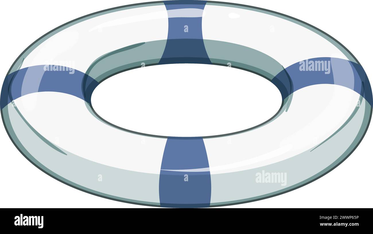 life lifebuoy cartoon vector illustration Stock Vector Image & Art - Alamy