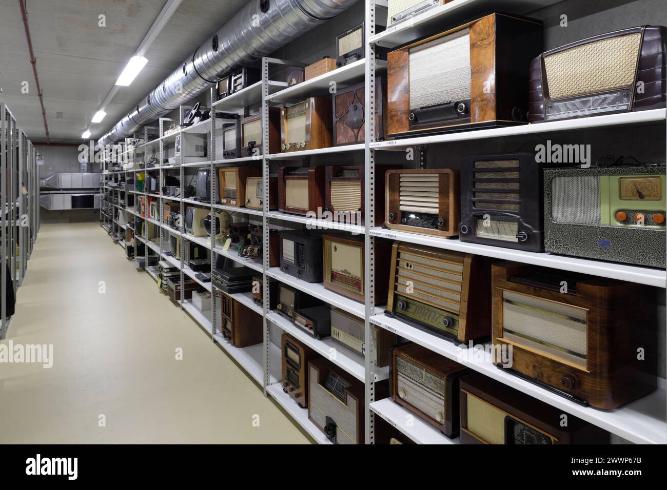 Archives, with wirelesses and radios. Dutch Institute For Sound ...