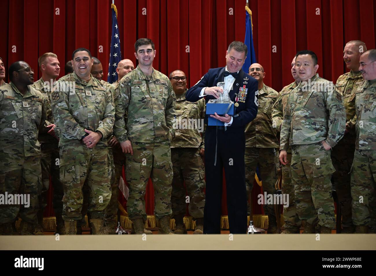 U.S. Air Force Chief Master Sgt. Stuart R. Wylie, Flight Chief of the ...
