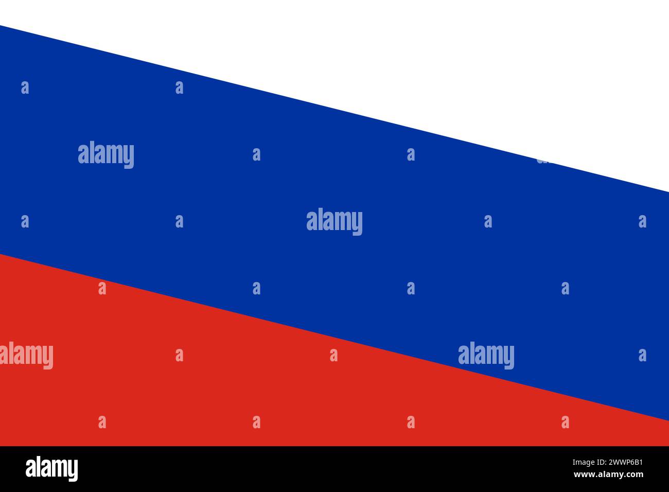 Russia flag - rectangular cutout of rotated vector flag Stock Vector ...