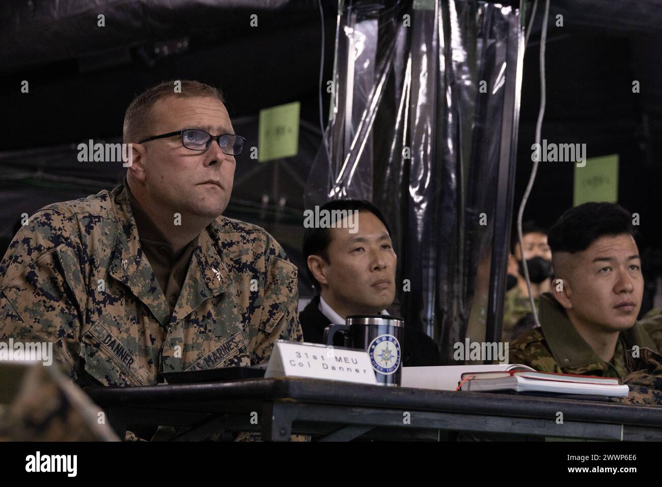 U.S. Marine Corps Col. Matthew Danner, the commanding officer of the ...
