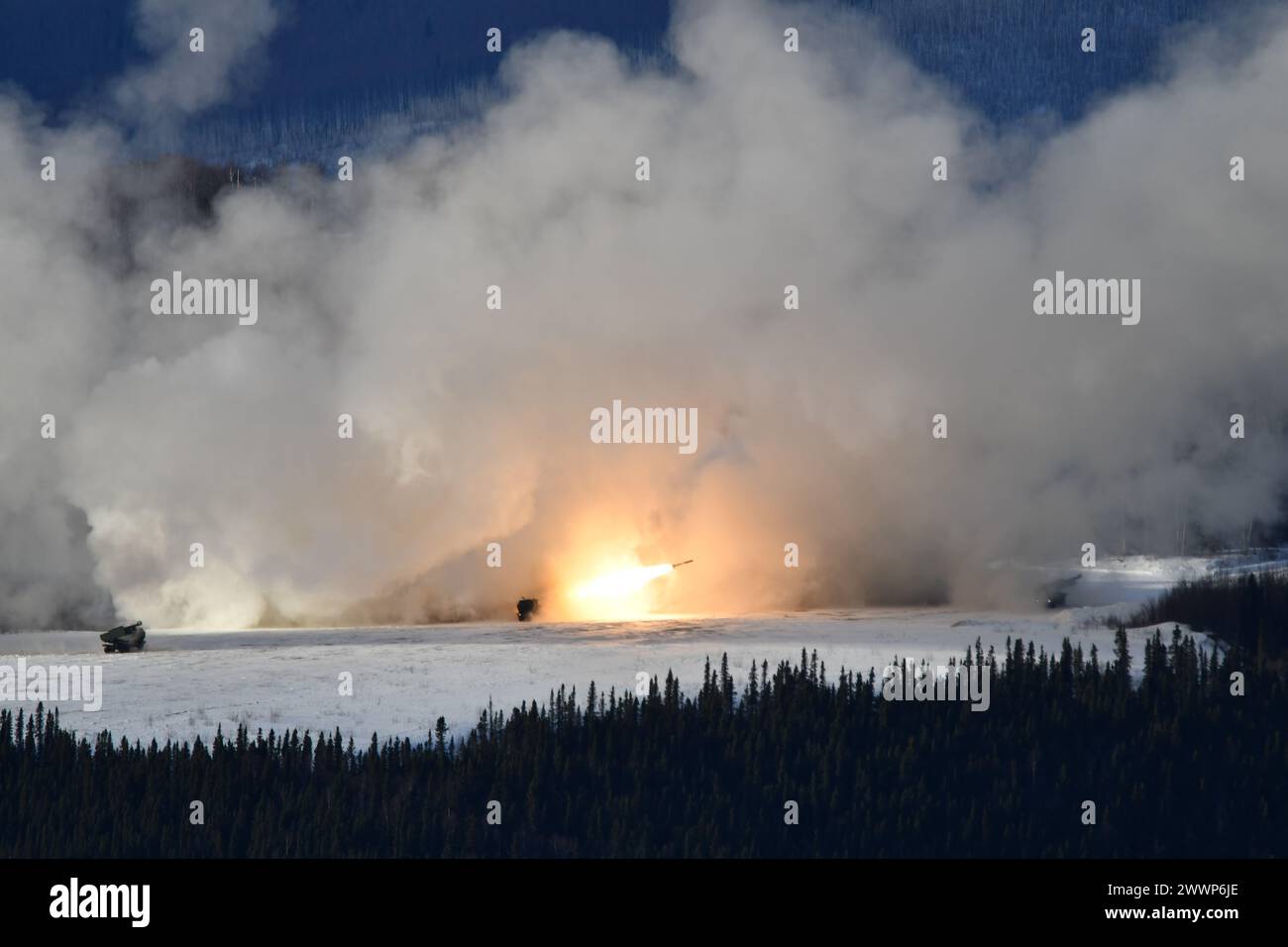 Marines from Fox Battery, 2nd Battalion, 14th Marine Regiment, fire ...