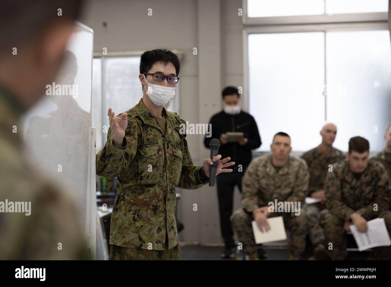 Japan Ground Self Defense Force Capt. Daiza with the Amphibious Rapid ...