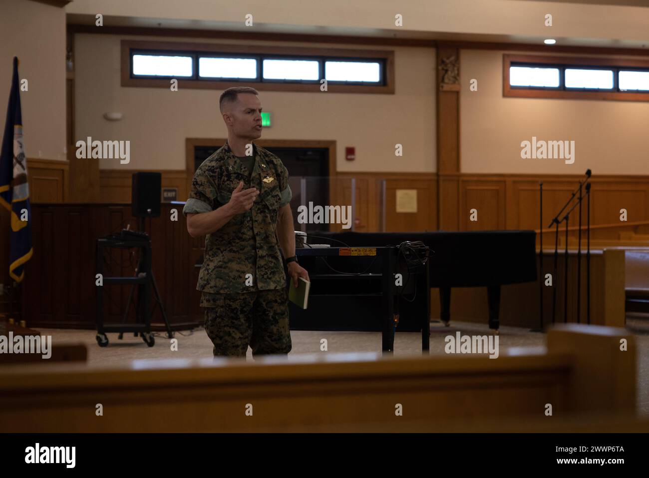 U.S. Navy Capt. Brent Becker, Force Surgeon for III Marine ...
