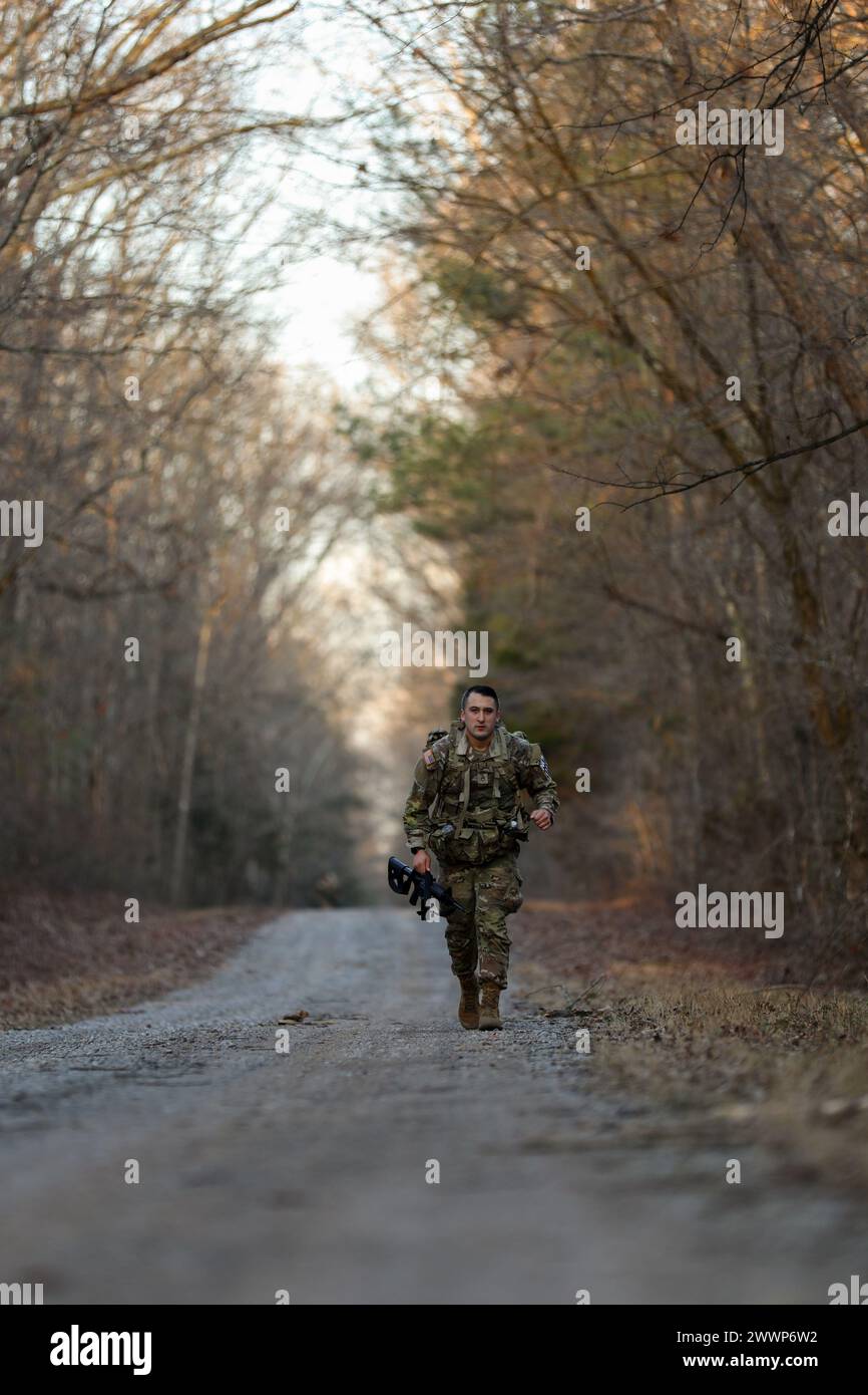 Tennessee Army National Guardsman Staff Sgt. Daniel Vasquez, from the ...