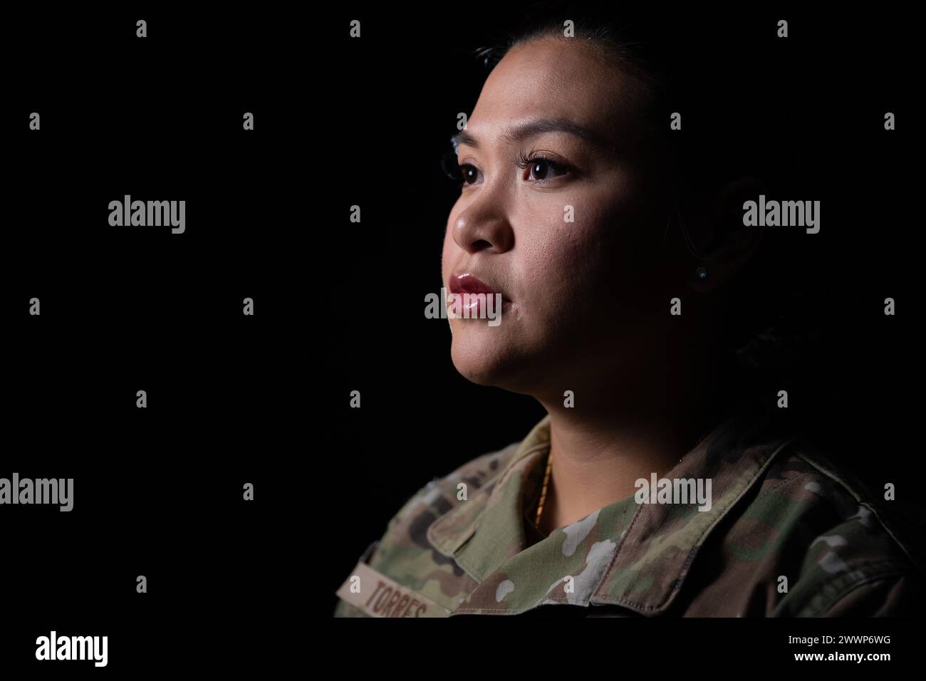 U.S. Air Force Staff Sgt. Myka Torres, a 1st Special Operations ...