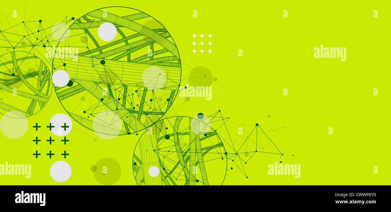 Vector abstract background with a wireframe dynamic pipes, line and ...