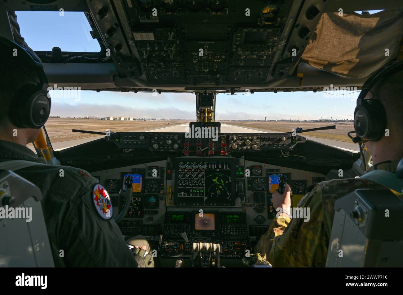 U.S. Air Force Maj. Stephen Conroy, left, and U.S. Air Force 1st. Lt ...