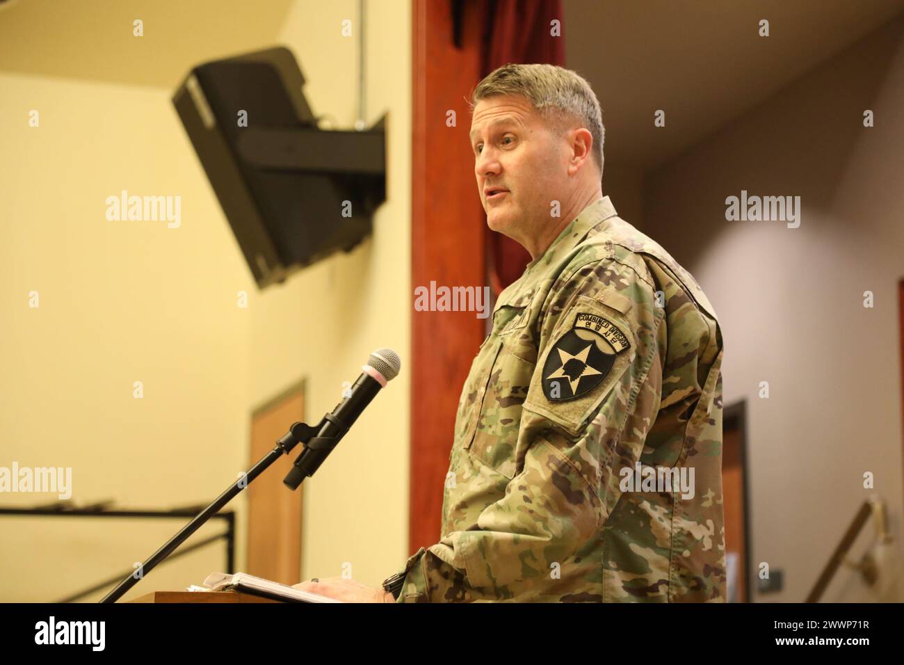 Maj. Gen. William ‘Hank’ Taylor, Commanding General of the 2nd Infantry ...