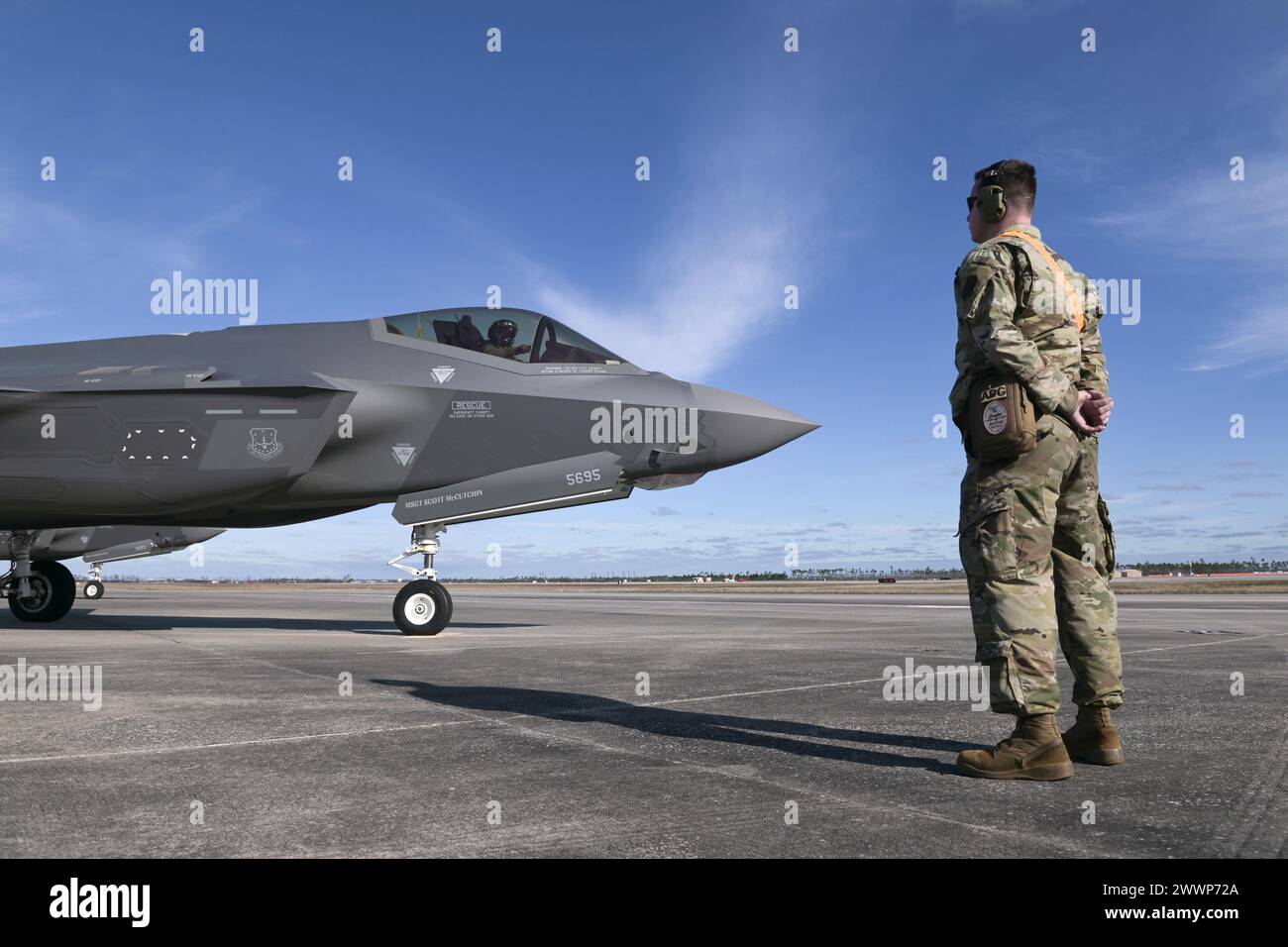 U.S. Air Force Staff Sgt. Christian Fischer, a tactical aircraft ...