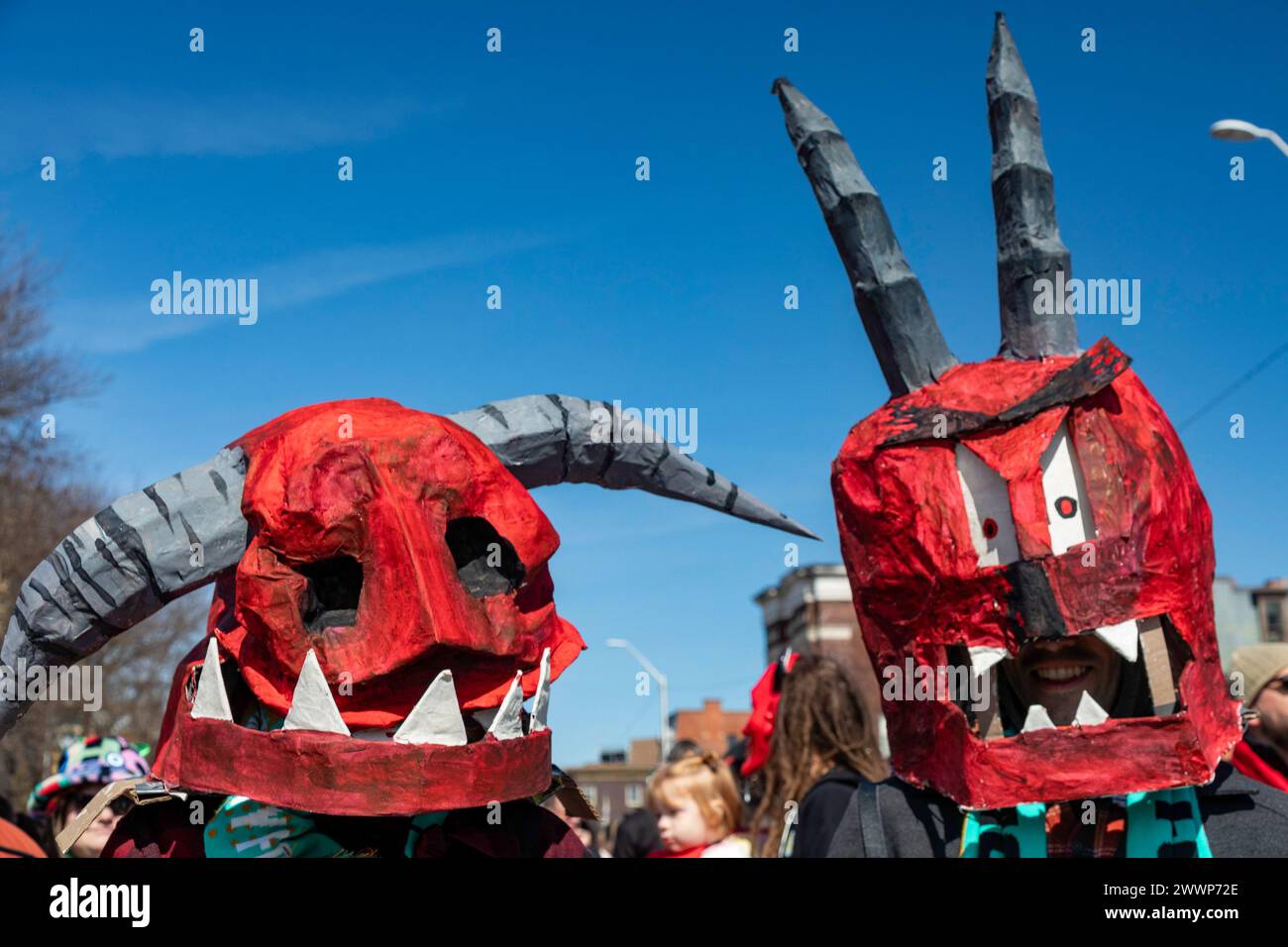 Detroit, Michigan - The Marche du Nain Rouge celebrates the coming of ...