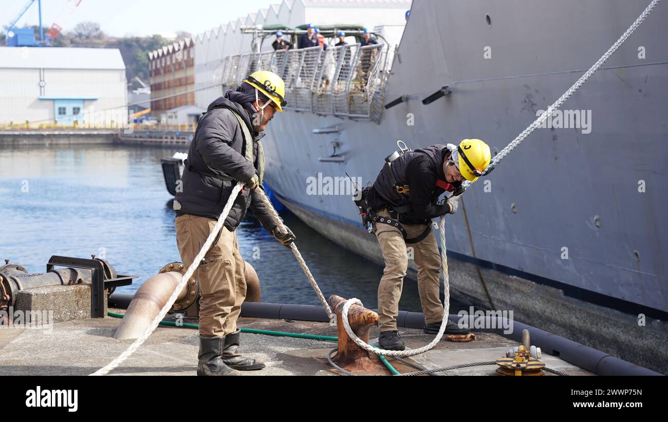 YOKOSUKA, Japan (Feb. 18, 2024) — U.S. Naval Ship Repair Facility and ...