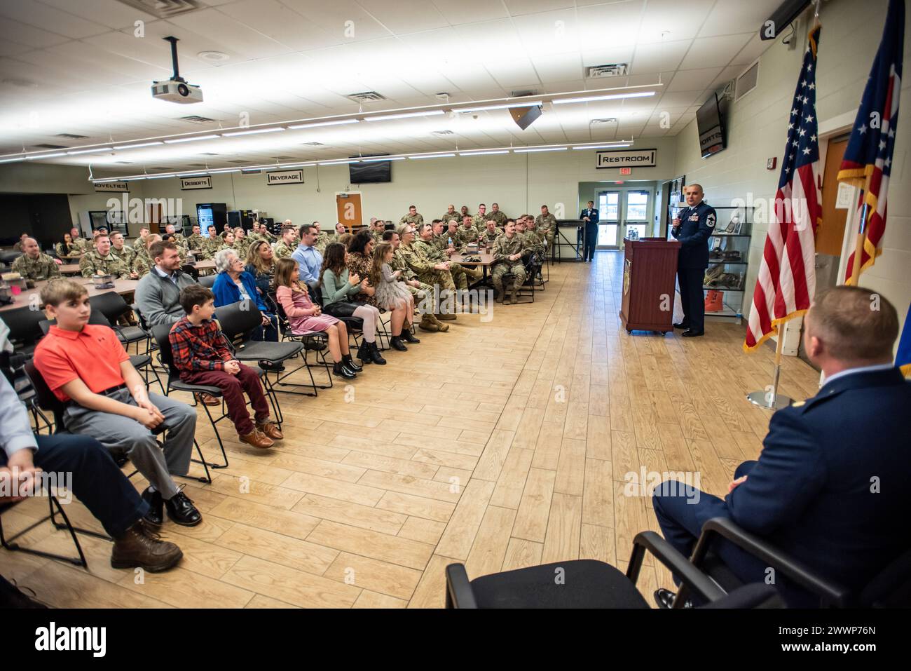 The 121st Air Refueling Wing holds a promotion ceremony for Chief ...