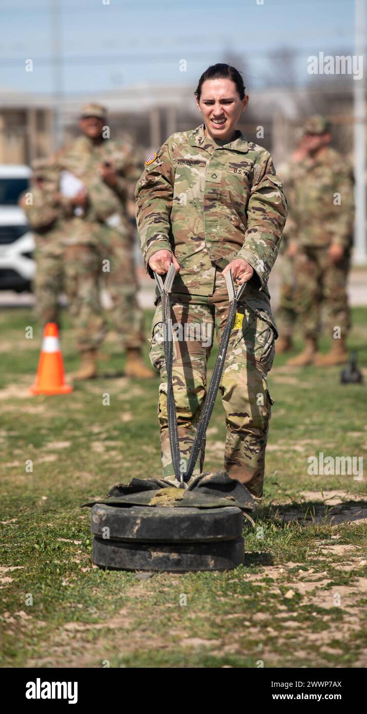 Pfc. Isabella DiNonno, assigned to the Medical Readiness Battalion ...